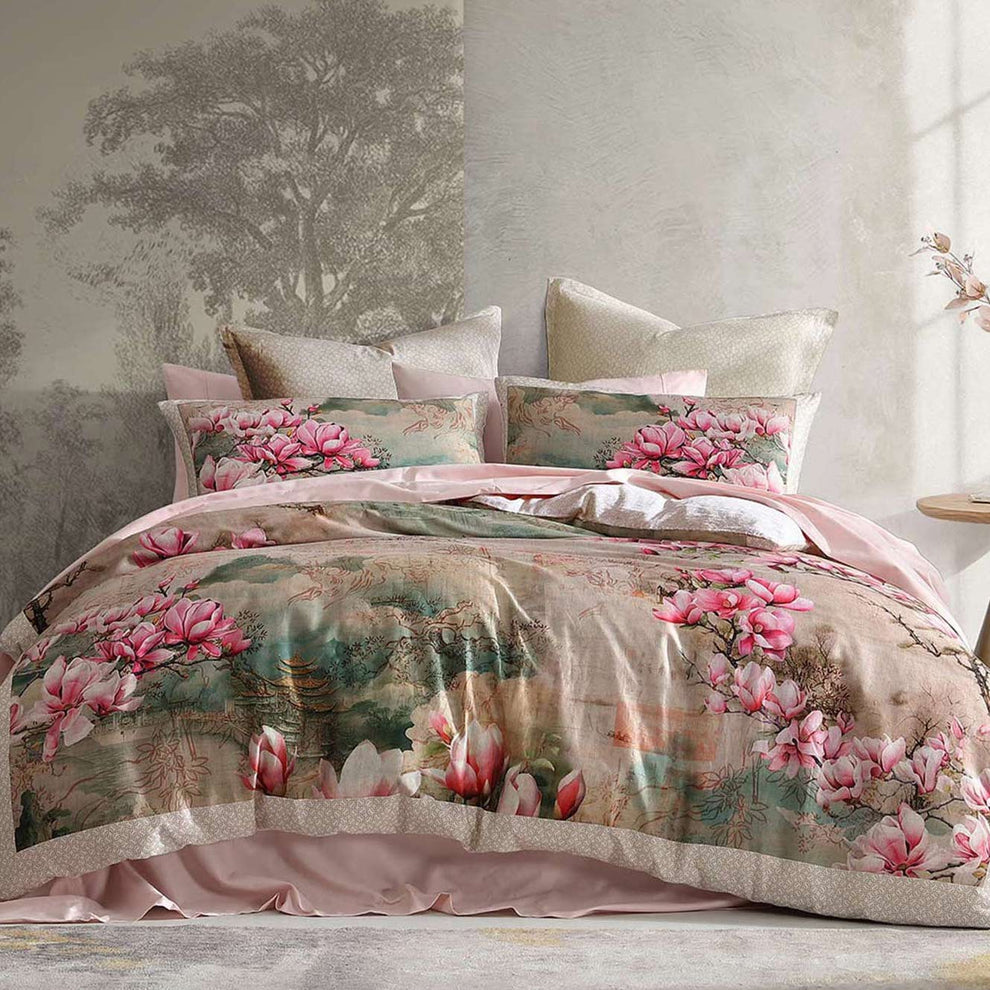 Ikigai Magnolia Quilt Cover Set by Logan and Mason | Quilt Cover World