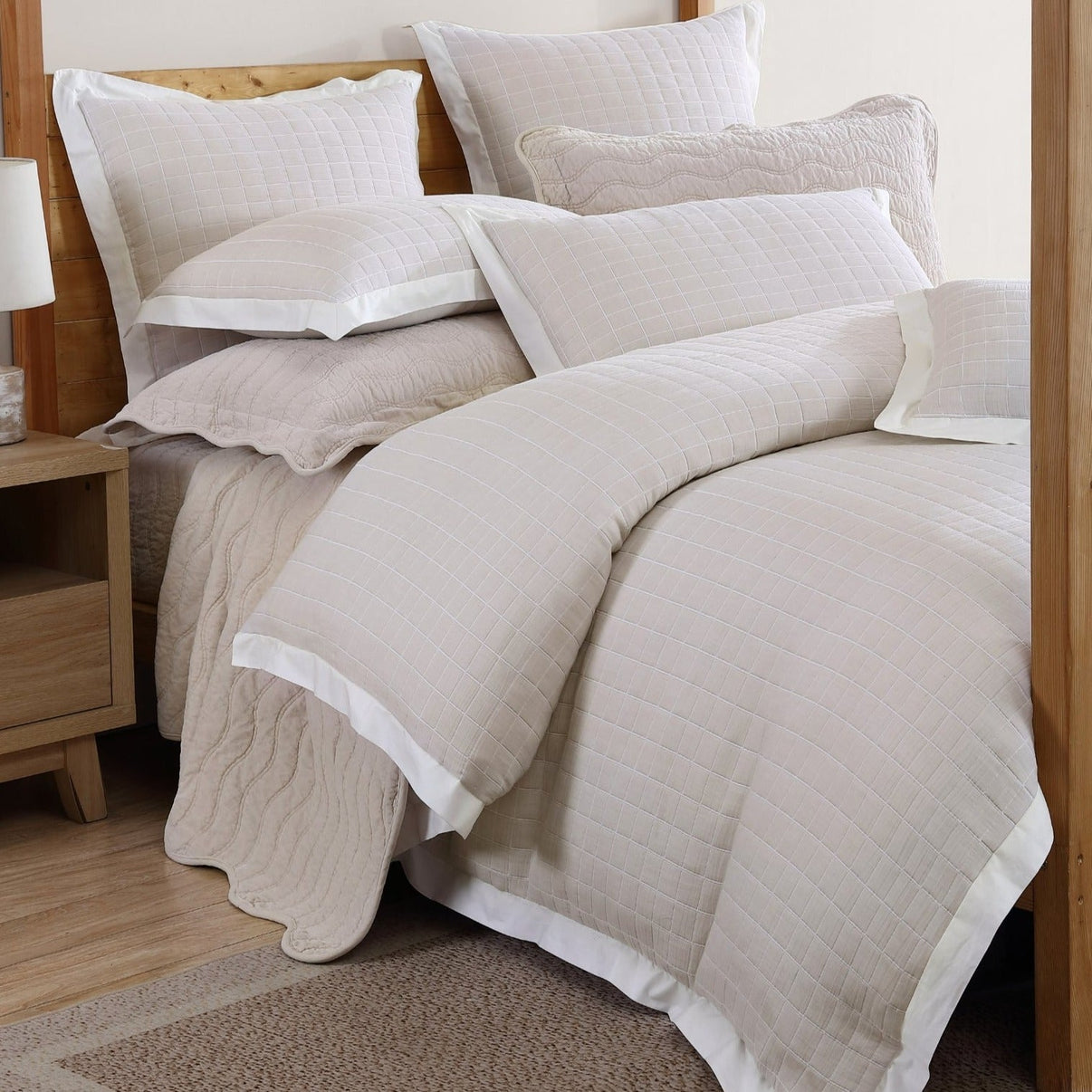 Kingston Stone Quilt Cover Set by Private Collection | Quilt Cover World