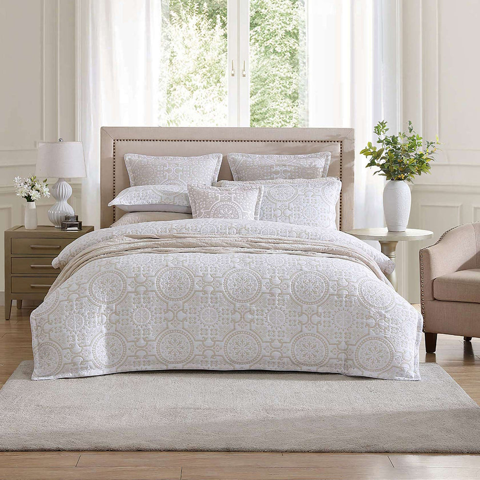 Mayfair Stone Quilt Cover Set by Private Collection | Quilt Cover World