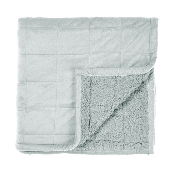 Bray Silver Blanket by Linen House | Quilt Cover World